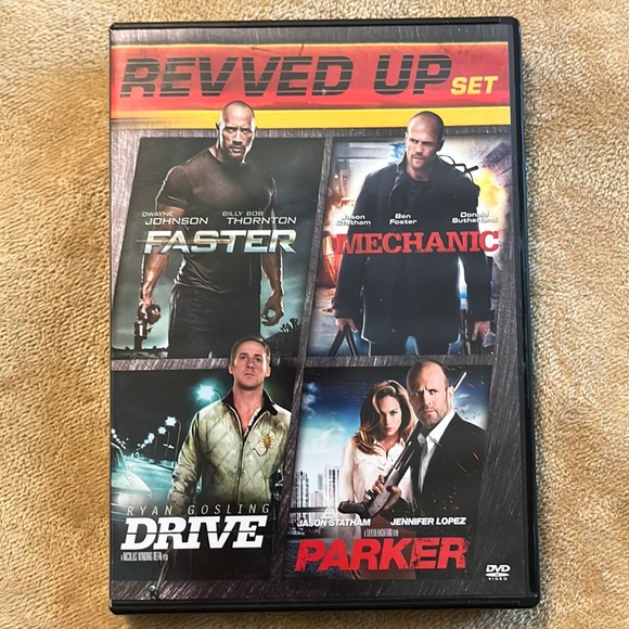 Media | Revved Up Set Of Four Dvd Movies Including Faster Mechanic And ...